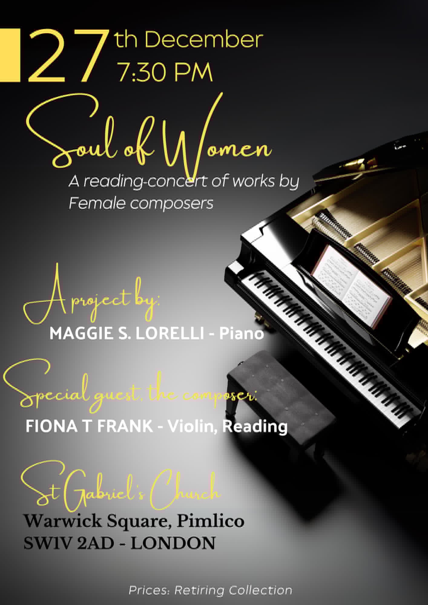 Soul of Women – a reading-concert of works by Female composers – 27 ...